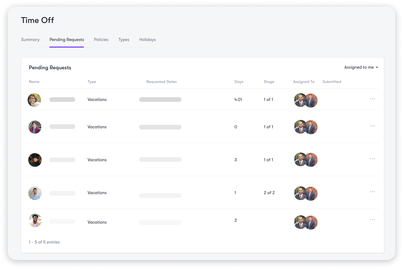 Paid Time Off Pto Tracking Vacation Tracking Software